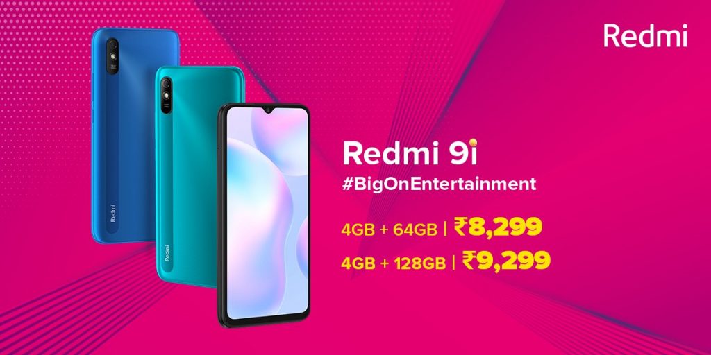Xiaomi Redmi 9i with 5,000mAh Battery Launched in India: Price, Specs ...
