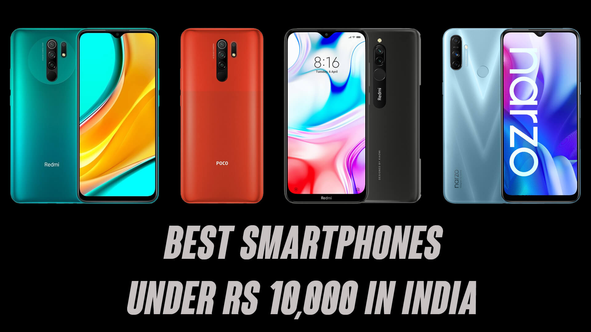 Best Smartphones Under ₹10,000 in India [2020] - Onsitego Blog