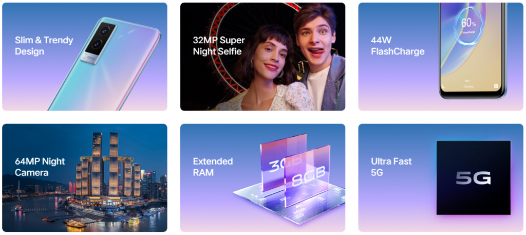 Vivo V21e 5G Launched in India With AMOLED Display, Dimensity 700 SoC ...