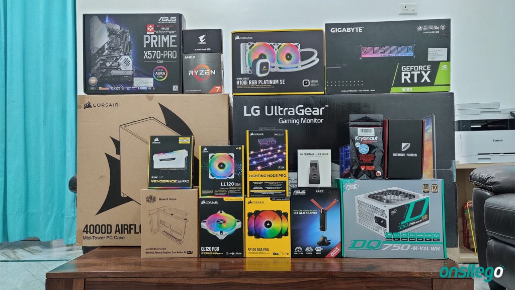 How To Build An Amazing All-White Gaming PC in India (2021) - Onsitego Blog