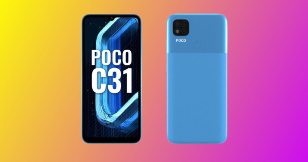 POCO C31 With 6.53-inch HD+ Display, Helio G35 Processor Launched In ...