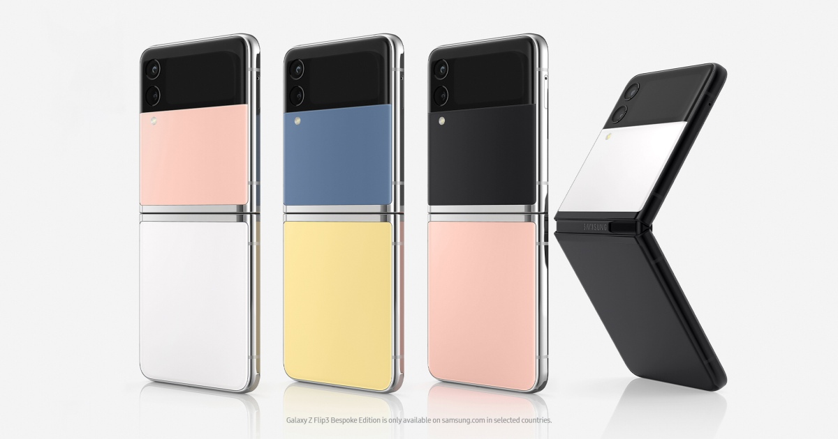 Samsung Launches Galaxy Z Flip 3 Bespoke Edition With Customisable ...